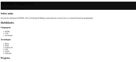 Como Criar Um Portfólio Online Com Html Css E Javascript
