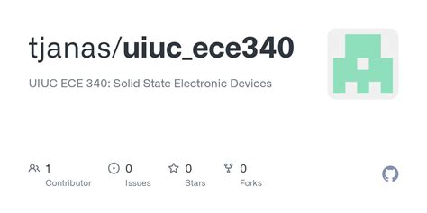 Github Tjanasuiucece340 Uiuc Ece 340 Solid State Electronic Devices
