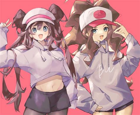 Pokemon Rosa En Hilda Pokemon Hilda Fanart Hilda Pokémon
