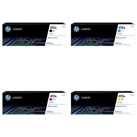 Genuine Hp 415a Toner Cartridges 4 Colour Hp 415a Printer Cartridge