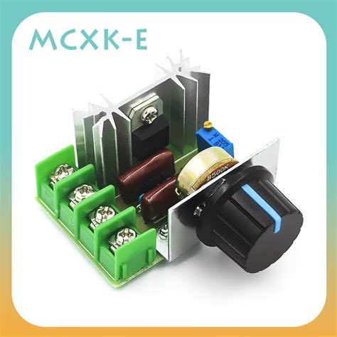 Mcxk E Ac 220v 2000w Công Suất Cao Scr Bộ điều Chỉnh điện áp Làm Mờ Bộ điều Khiển Tốc độ động Cơ