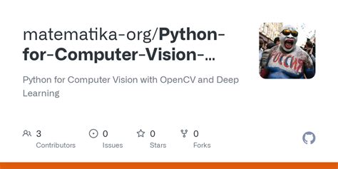 GitHub Matematika Org Python For Computer Vision With OpenCV And Deep Learning Python For