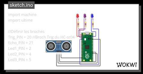 Led Distance Wokwi Esp32 Stm32 Arduino Simulator