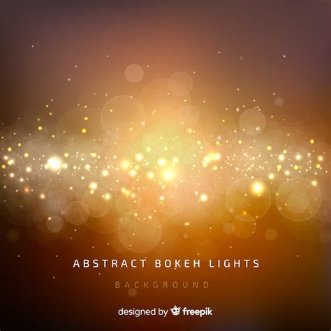 추상 Bokeh 빛 배경 무료 벡터
