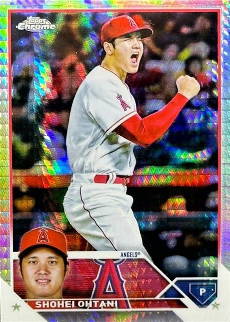 Shohei Ohtani 2023 Topps Chrome 17 Prism Refractor Price Guide