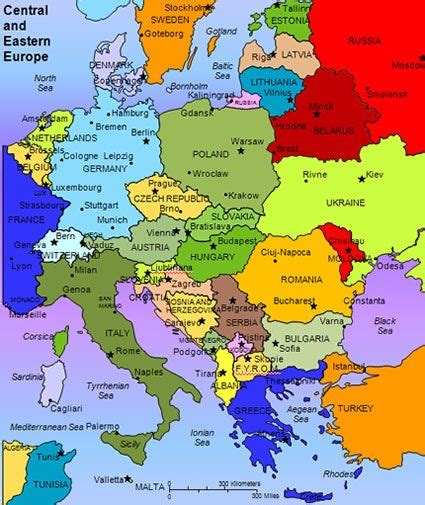 Map Of Eastern Europe And Asia