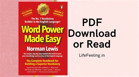 [pdf] word power made easy by norman lewis pdf download read