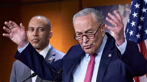 Morning Glory Senator Chuck Schumer Must End His Government Shutdown