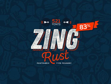Free Zing Rust Font