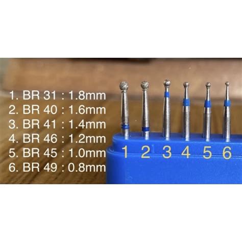 Jual Round Diamond Burs Dental Br 46 Mata Bur Kedokteran Gigi Endo Psa