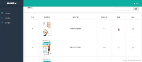 使用java语言开发高效易用的 雅书阁商城管理系统（javaweb大作业）web 商城大作业 Csdn博客