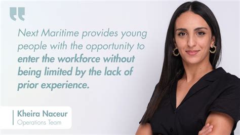 Kheira Naceur On Linkedin Thank You Nextmaritime For Giving Me The Opporunity To Learn And Grow