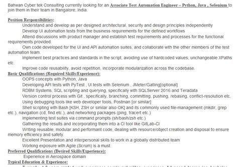 Muthu Kumar On Linkedin Hi Connections Bahwan Cyber Tek Hiring For