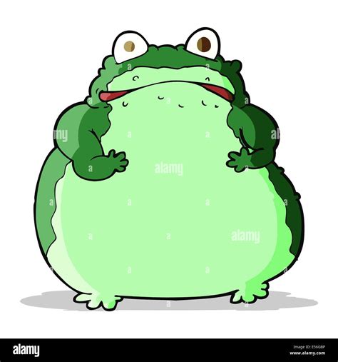 Cartoon Fat Frog Stock Vector Image And Art Alamy