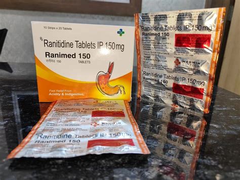 Ranitidine Tablets 150mg At ₹ 90box Indore Id 2854279249830