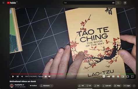 Pewdiepie Has Tao Te Ching Rtaoism