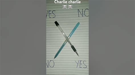Charlie Charlie Short Video Viral ☠️☠️☠️☠️👻☠️☠️☠️☠️ Youtube