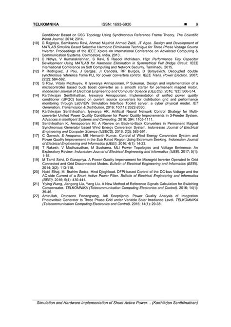 Simulation And Hardware Implementation Of Shunt Active Power Filter
