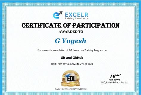 Github Git Excelr Yogesh Gone