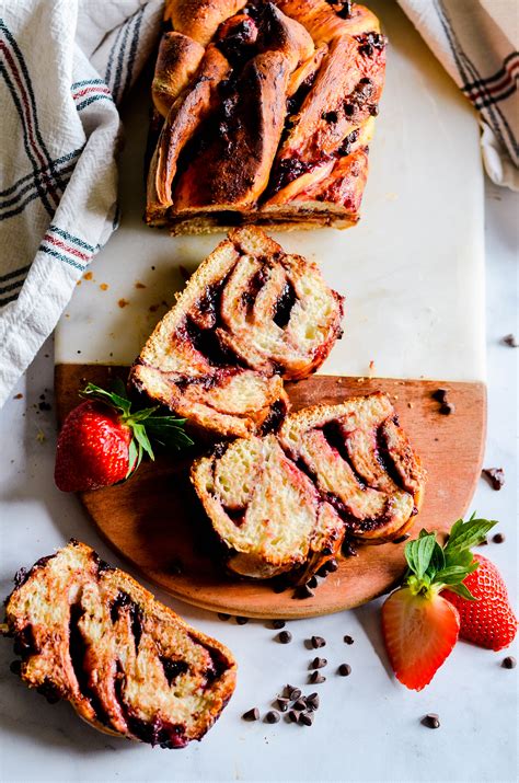 3 Ingredient Strawberry Chocolate Babka Recipe Something Swanky
