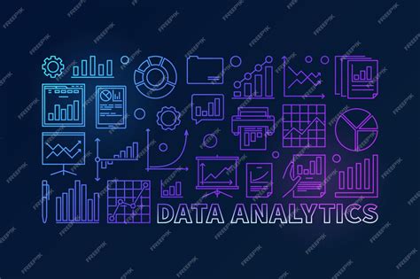 Premium Vector Data Analytics Colorful Vector Illustration