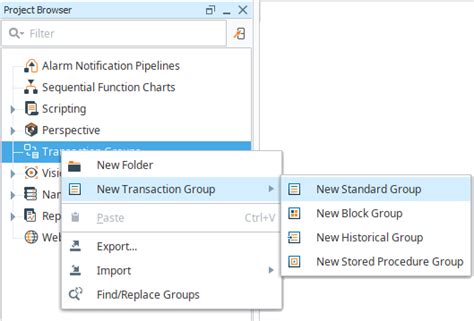 Sql Bridge Transaction Groups Ignition User Manual