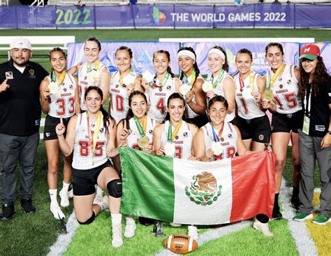 México Derrotó A Eeuu En Flag Football Femenil Y Se Llevó El Oro En Los