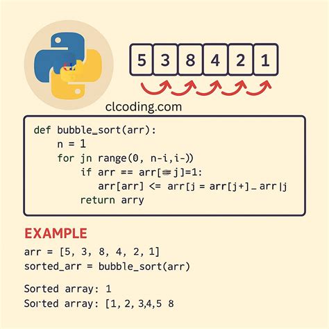 Python Bubble Sort In Python Facebook