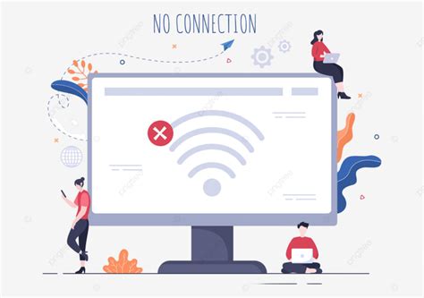 Wireless Connect Vector Hd Images Lost Wireless Connection Or