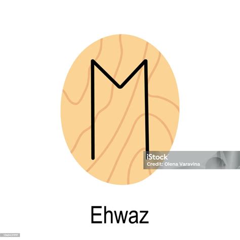 올드 룬 이화즈 고대 스칸디나비아 알파벳 벡터 일러스트레이션 손으로 그린 타이포그래피 신비문자 신비한 표지판 비열한 개념 검은색에 대한 스톡 벡터 아트 및 기타 이미지