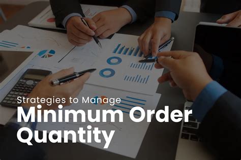 Minimum Order Quantity Moq Benefits Strategies And More