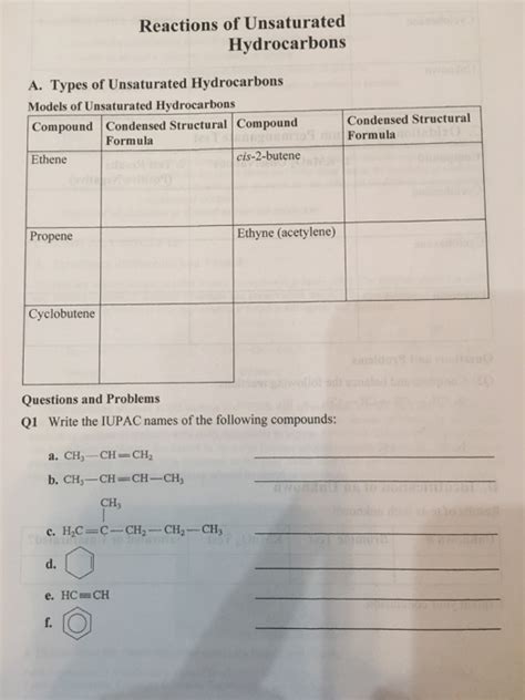 Solved Write The IUPAC Names Of The Following Compounds Chegg Com