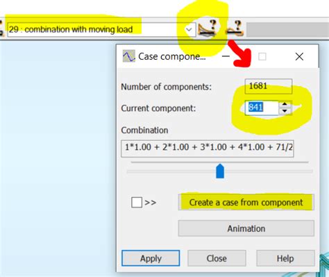 how to calculate buckling critical coefficient for combinations including moving load in robot