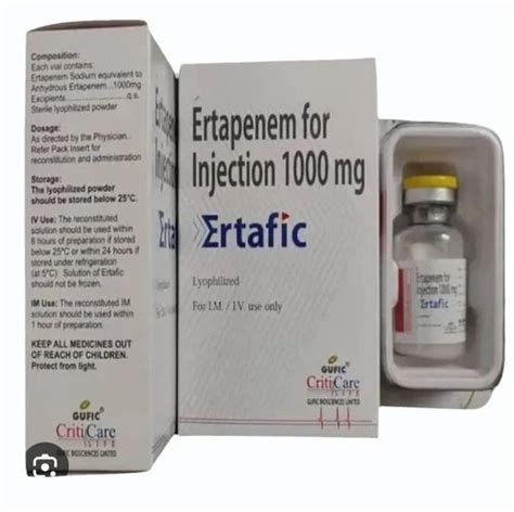 Ertapenem 1gm Injection At ₹ 1700 Vial Ertapenem Injection In Chennai
