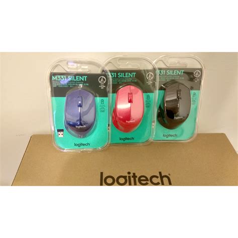 羅技 Logitech M331 Silentplus 靜音無線滑鼠 台灣公司貨 蝦皮購物