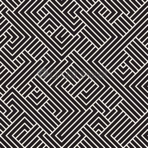 Vector Seamless Irregular Grid Pattern Modern Stylish Abstract Texture Repeating Stock Vector