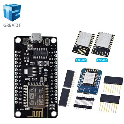 무선 모듈 Nodemcu V3 Ch340 루아 와이파이 인터넷 사물 개발 보드 Esp8266 Arduino 용 Pcb 안테나 및 Usb 포트 포함반도체 집적회로