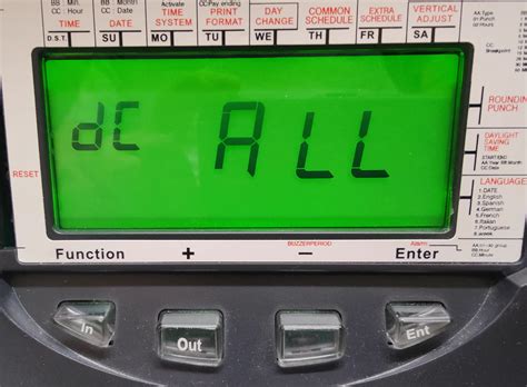 E40 Error Message On A Tp400 Calculating Time Recorder Clocking Systems Support