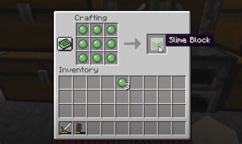 How To Make A Slime Block Minecraft Recipe