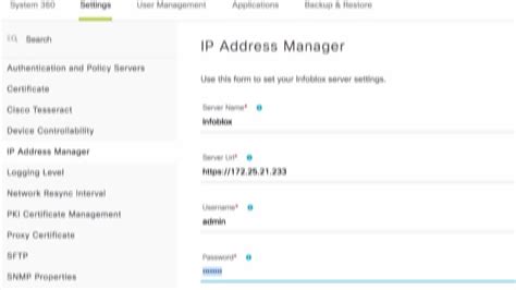 Cisco Dna Center Centralized Ip Address Management Cisco Video Portal