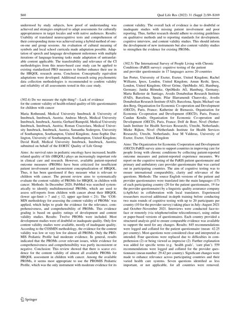 Pdf 302 4 Do We Measure The Right Thing Lack Of Evidence For The Content Validity Of