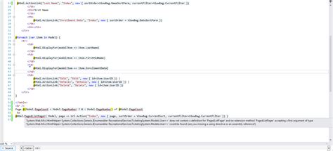 C Pagedlist Mvc Does Not Contain A Definition For Pagedlistpager Stack Overflow