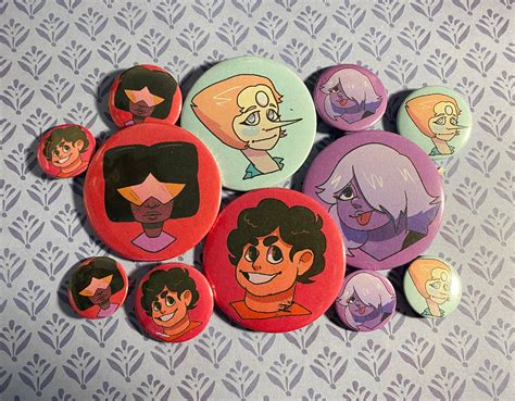 Steven Universe Character Buttons Etsy