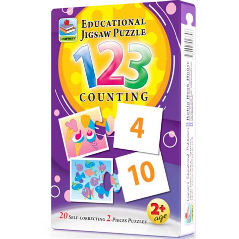 Learners Educational Puzzle Of 123counting Numbers Learning Activity