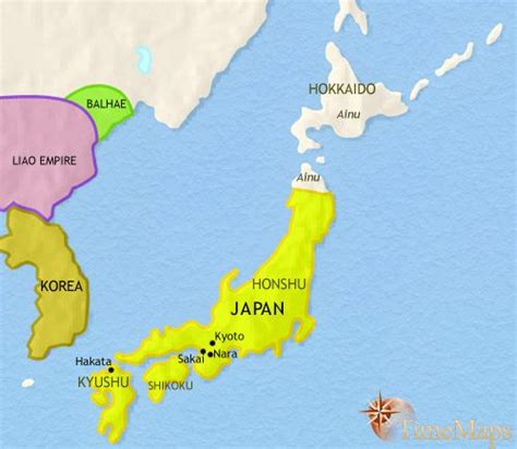 Heian Japan Map Facts Shogunate Japan