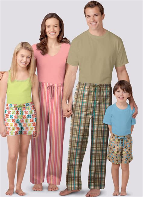 S9127 Simplicity Sewing Pattern Unisex Sleepwear Simplicity