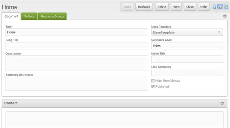Creating Your First Modx Document Web Hosting Hub