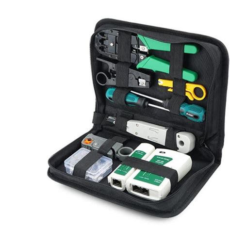 11 In 1 Professional Networking Tools Installation With Cable Tester