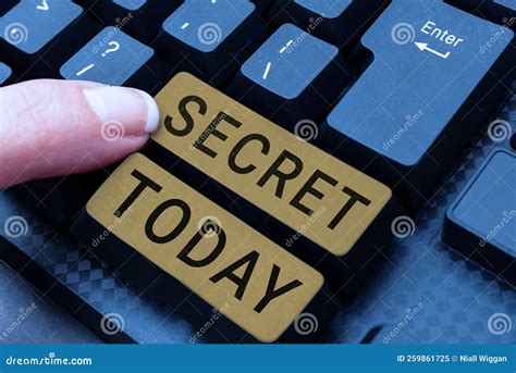 Writing Displaying Text Secret Word Written On Practice Of Hiding Information From Certain