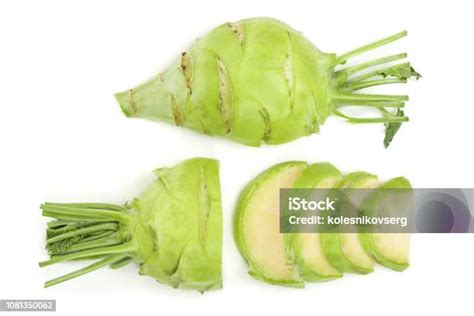 녹색 잎 백색 Backround에 고립 된 알 하 줄기 신선한 양배추 최고의 볼 수 있습니다 평면 배치 0명에 대한 스톡 사진 및 기타 이미지 Istock
